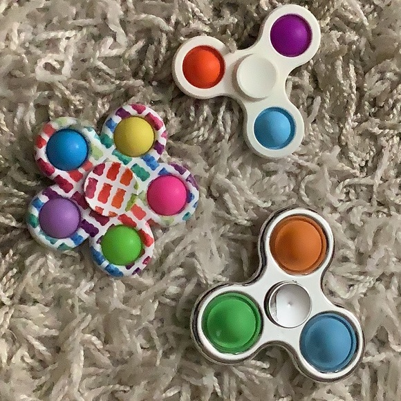 Toys | 3 Different Fidget Spinners | Poshmark